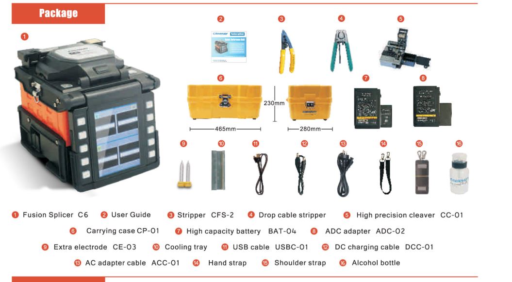 Máy hàn sợi quang Comway C5 - Máy hàn MỸ