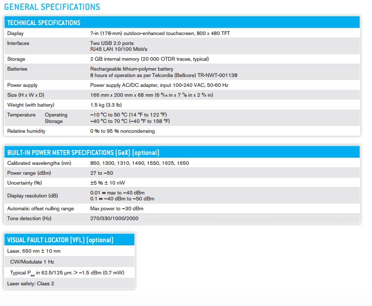 MÁY ĐO KÊNH DWDM EXFO FTBx-5205